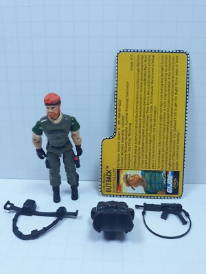 Vintage G.I. GI Joe 3 3/4" ARAH 1988 Night Force Outback V2 complete ...
