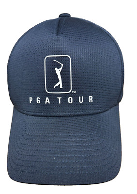 PGA Tour Classic Adjustable Golf Hat Baseball Trucker Cap Navy Air Flux ...