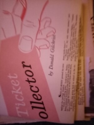 El58 Ephemera 1958 article ticket collector Donald gilchrist | eBay UK