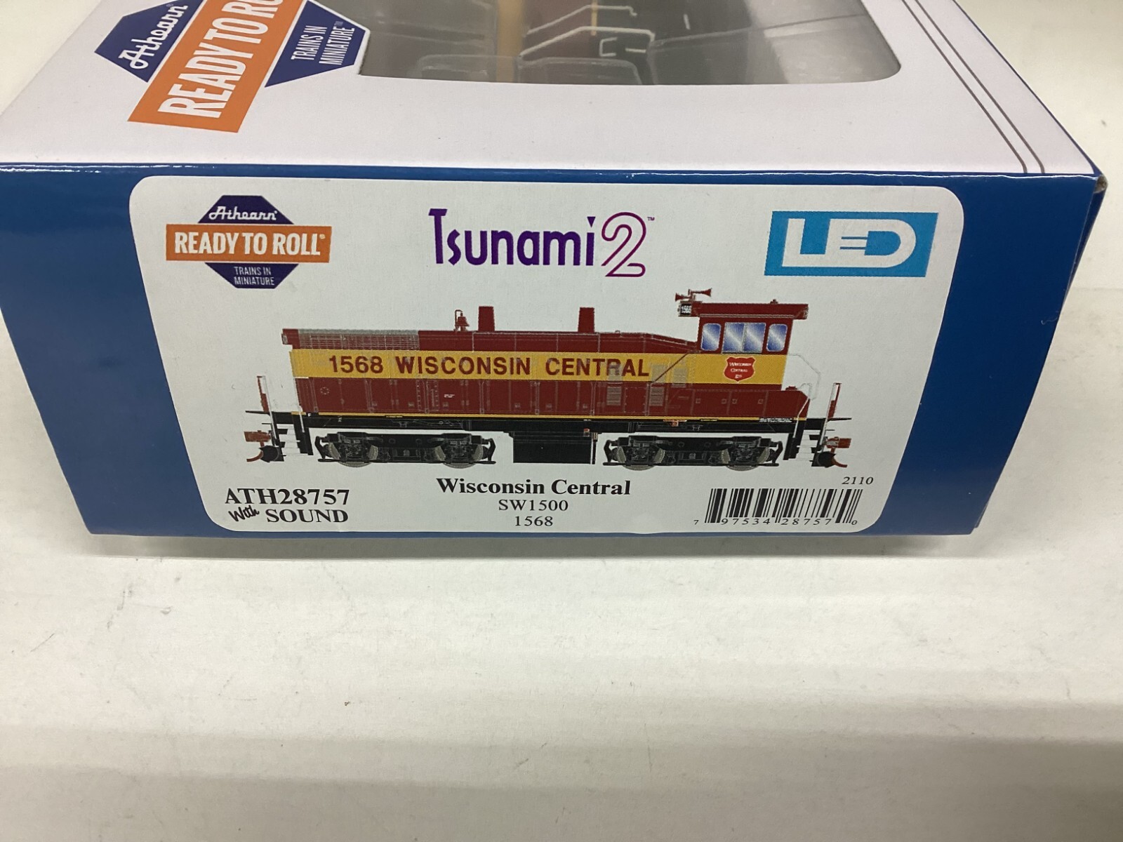 Athearn #28757 HO scale “Wisconsin Central” SW1500 with DCC and SOUND ...