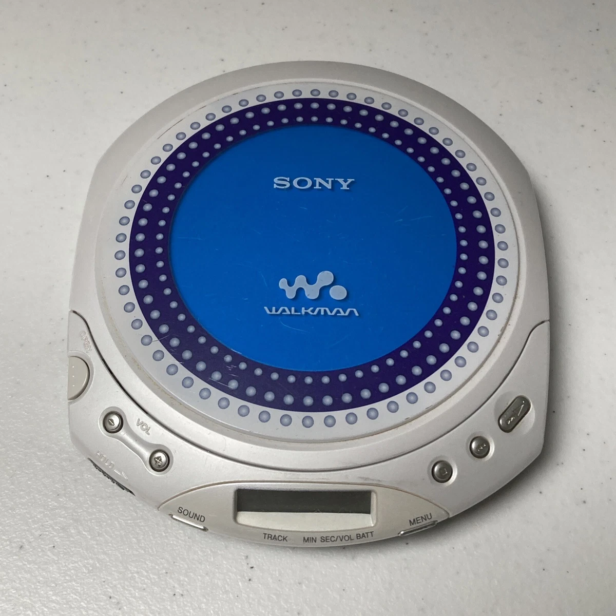 Sony Walkman Cd Player Blue