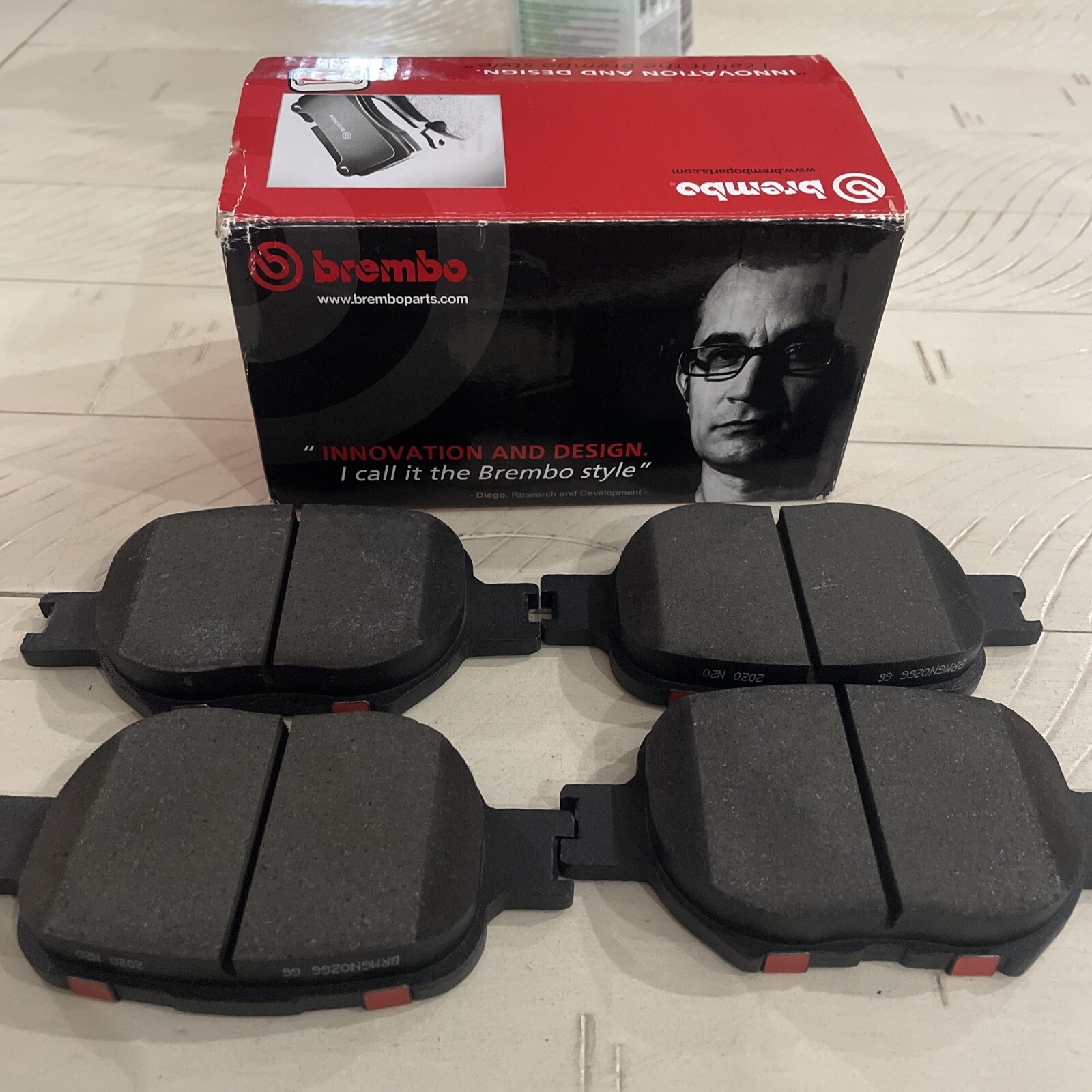 Disc Brake Pad Set-Brembo Rear Set Fits Toyota Matrix And Toyota Celiac ...