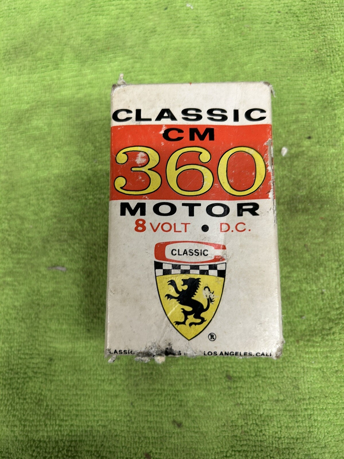 IN ORIGINAL BOX 1960’s CLASSIC IND. L.A. Cal CM 360 SLOT CAR MOTOR 8 ...