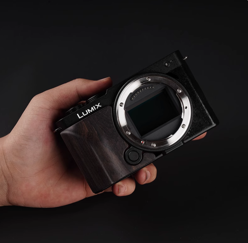 Wood Hand Grip Holder Non-slip Sticker For Panasonic Lumix S9 | eBay