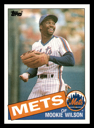1985 Topps Mookie Wilson New York Mets #775 NM-MINT | eBay