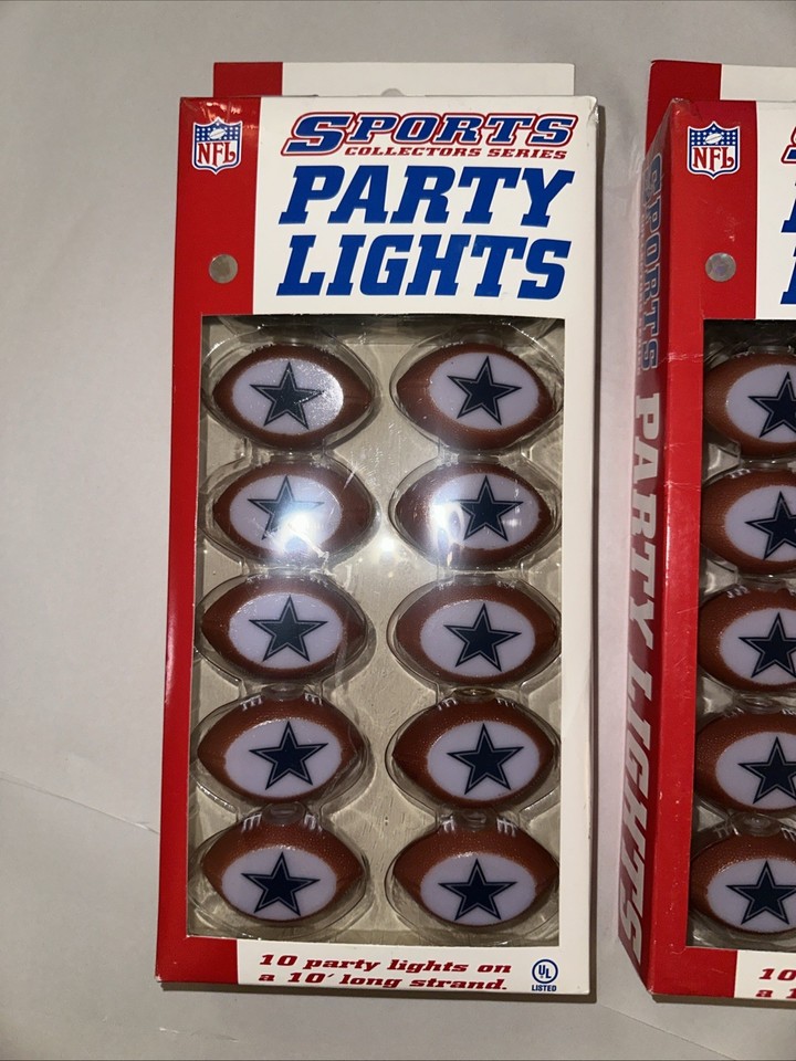Dallas Cowboys NFL Football Sports Collectors Series Party Lights 10 ...