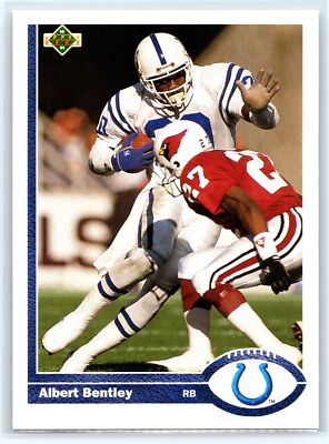 1991 Upper Deck #157 Albert Bentley Football Indianapolis Colts | eBay