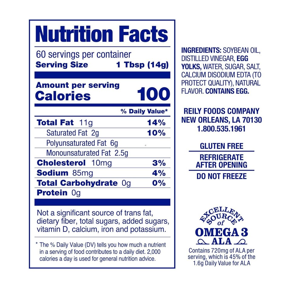 Blue Plate Real Mayonnaise, 30-Ounce Jar, Homestyle Mayo For Chicken ...