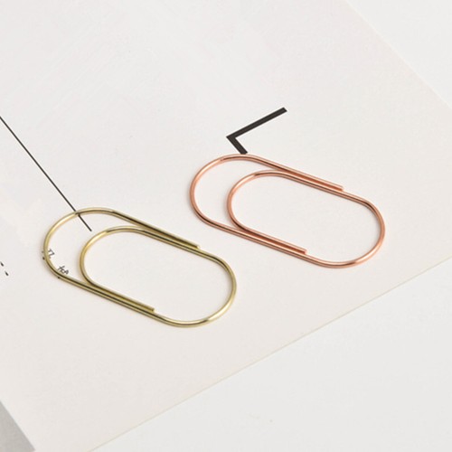 20Pcs 50x23mm Large Size Paper Clip Metal Wide Office Huge Paperclip ...