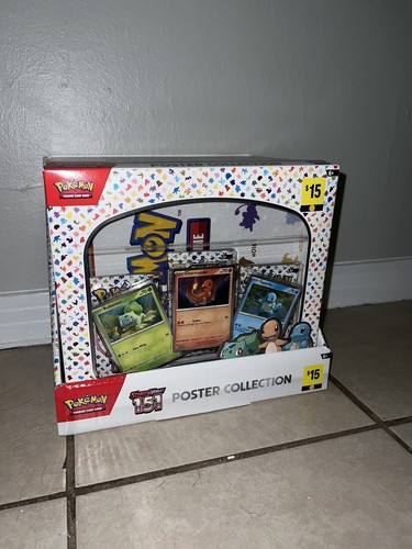 *NEW* *UNOPENED* Pokemon Scarlet and Violet 151 Poster Collection Box ...