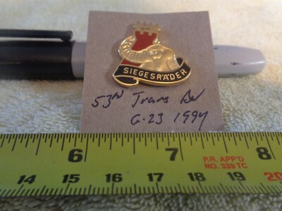 53rd Transportation Battalion G23 1994 Unit Crest, DI, DUI (DRAW#122 ...