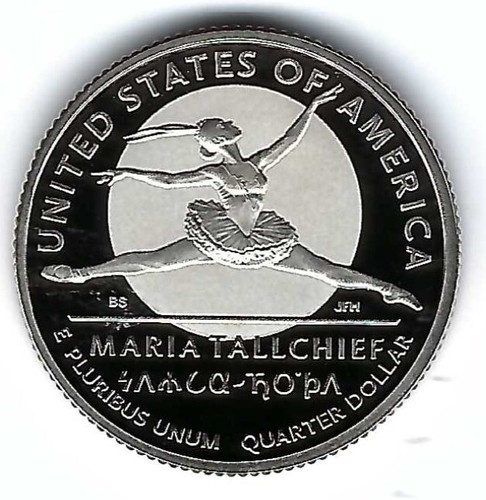 2023-S San Francisco Clad Proof American Women Maria Tallchief Quarter ...