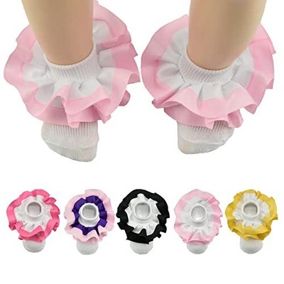 5 Pairs Multicolor Ruffle Socks for 4-6 Years Multicolor 5 Pairs-1 | eBay