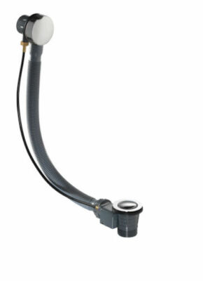 Pura BP105 Chrome Bath Waste Twist Overflow Chrome Pop Up Plug WST4006 ...