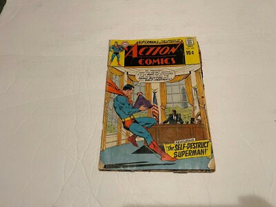 Superman Action Comics "The Self-Destruct Superman" #390 July 1970 DC ...