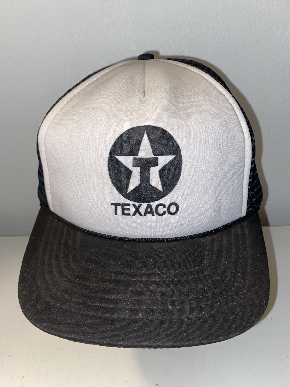 Vintage Texaco Gas Trucking Trucker Hat Snapback Mesh - Gem