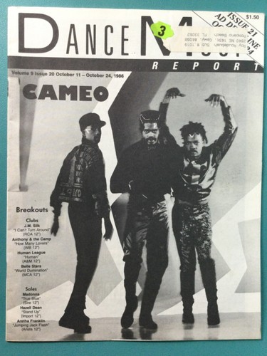 Dance Music Report Magazine: Oct, 1986 - CAMEO - DMR Vol 9 Issue 20 | eBay