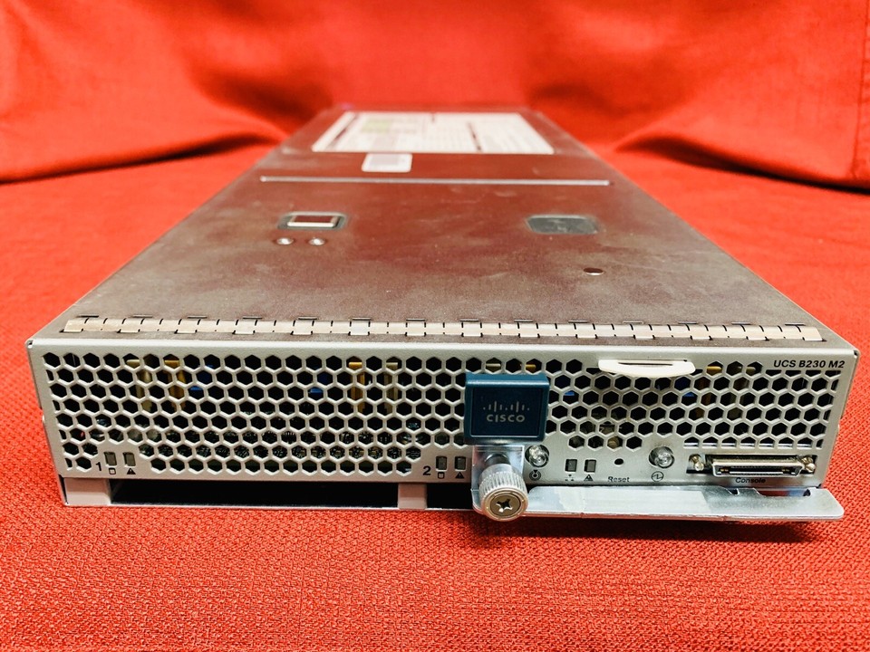 7-CISCO UCS B230 M2 BLADE SERVER 2x XEON 8 CORE E7-2830 2.13GHz NO HDD ...