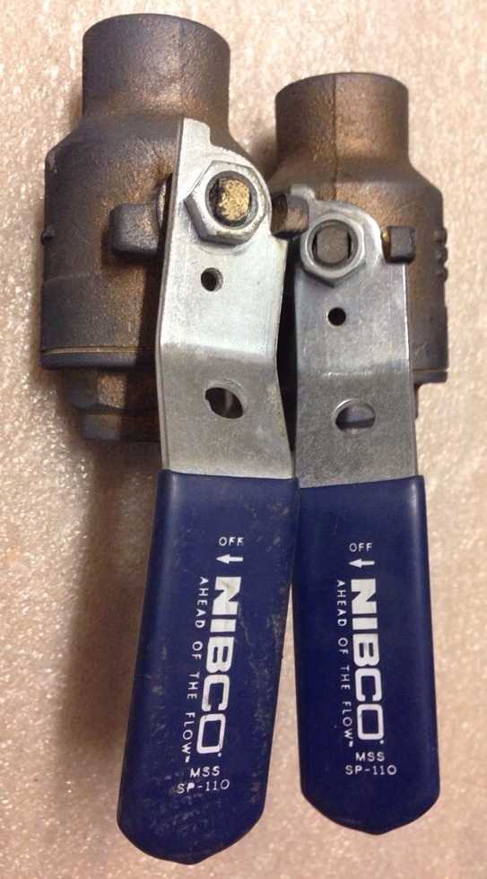 Lot Of 2, Nibco 1" Ball Valve SP-110, SP110, Shipsameday #1534A18 | eBay