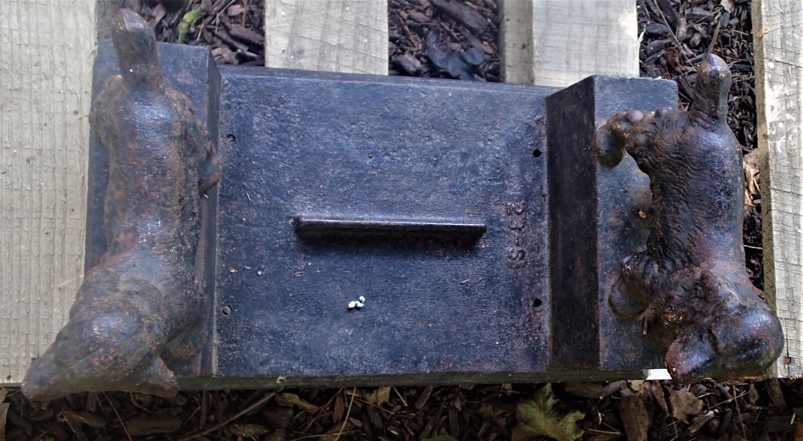 ANTIQUE COUNTRY HOME HUBLEY CAST IRON COCKER SPANIEL DOG BOOT SCRAPER ...