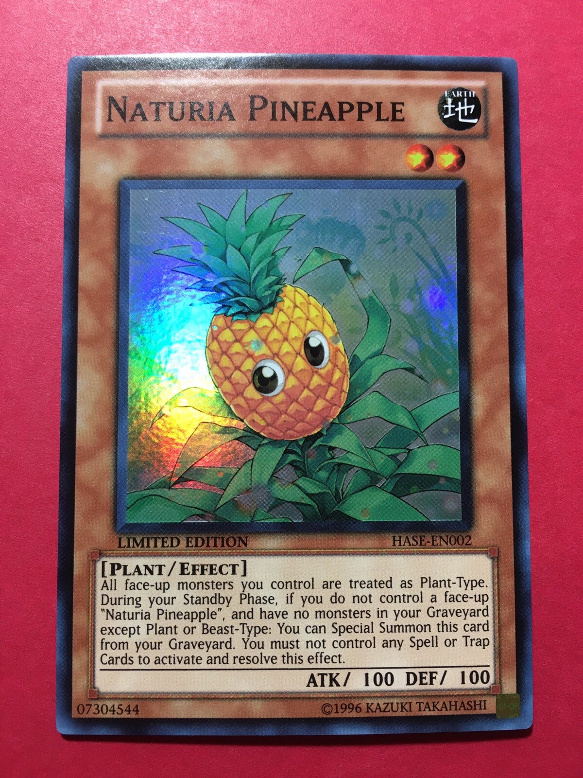 YuGiOh NATURIA PINEAPPLE S Rare Ld En HASE-EN002 M/NM ￡0.99 ...