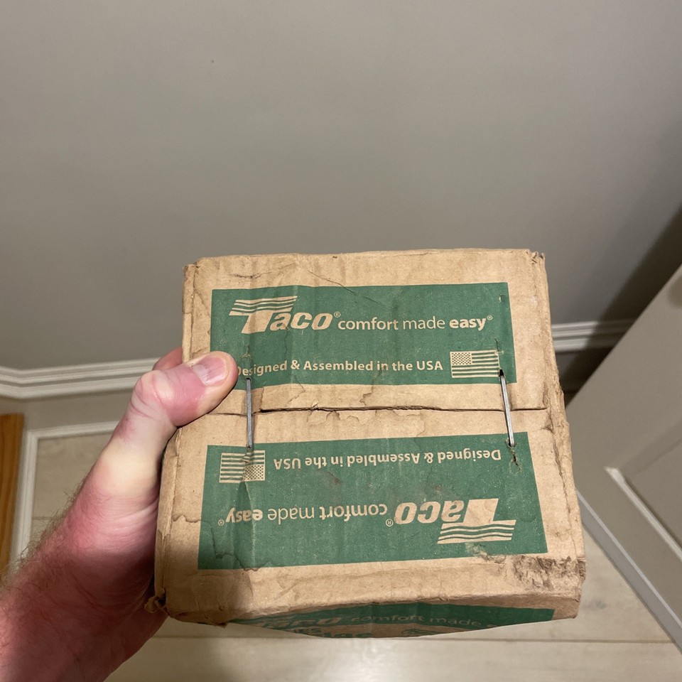 New Taco 00R-F6-1IFC Cast Iron Cartridge Circulator Pump Flanged, 1/25 ...