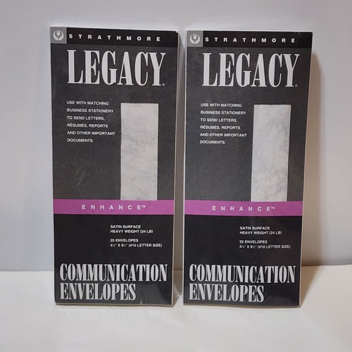 Vintage Strathmore Conversation Envelope Legacy Enhance Letter 25 Pack ...