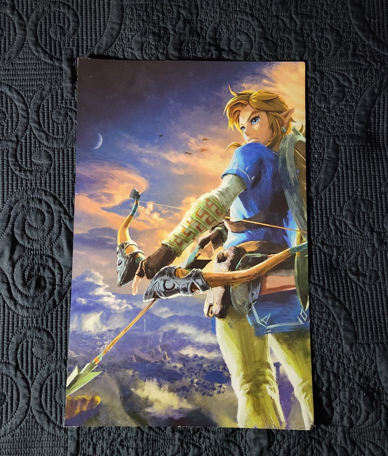 💥The Legend Of Zelda Breath Of The Wild Two Sided 11x17 Gamestop Promo ...
