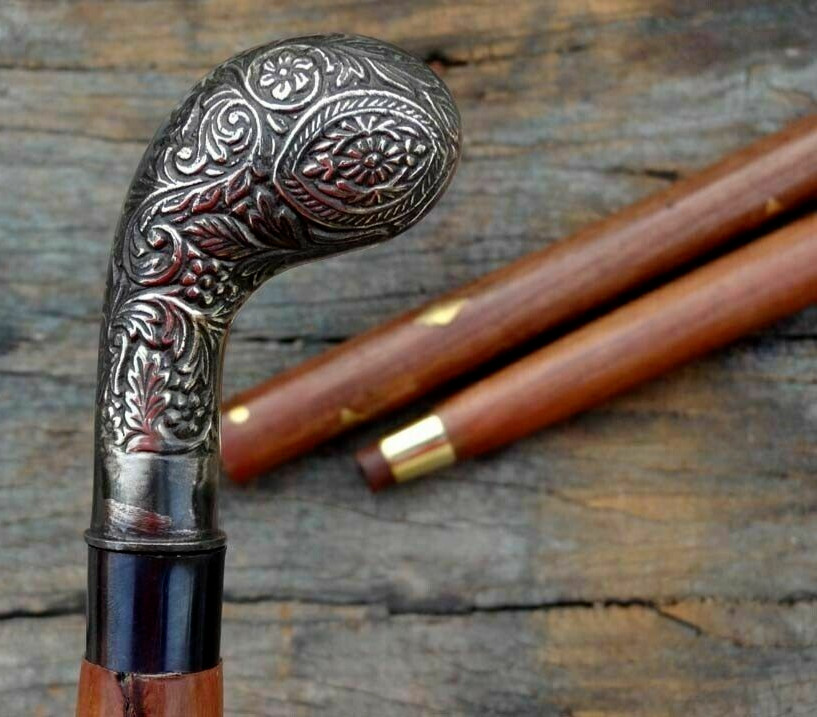 Antique designer Royal Handle Trendy Look brown Brass… - Gem