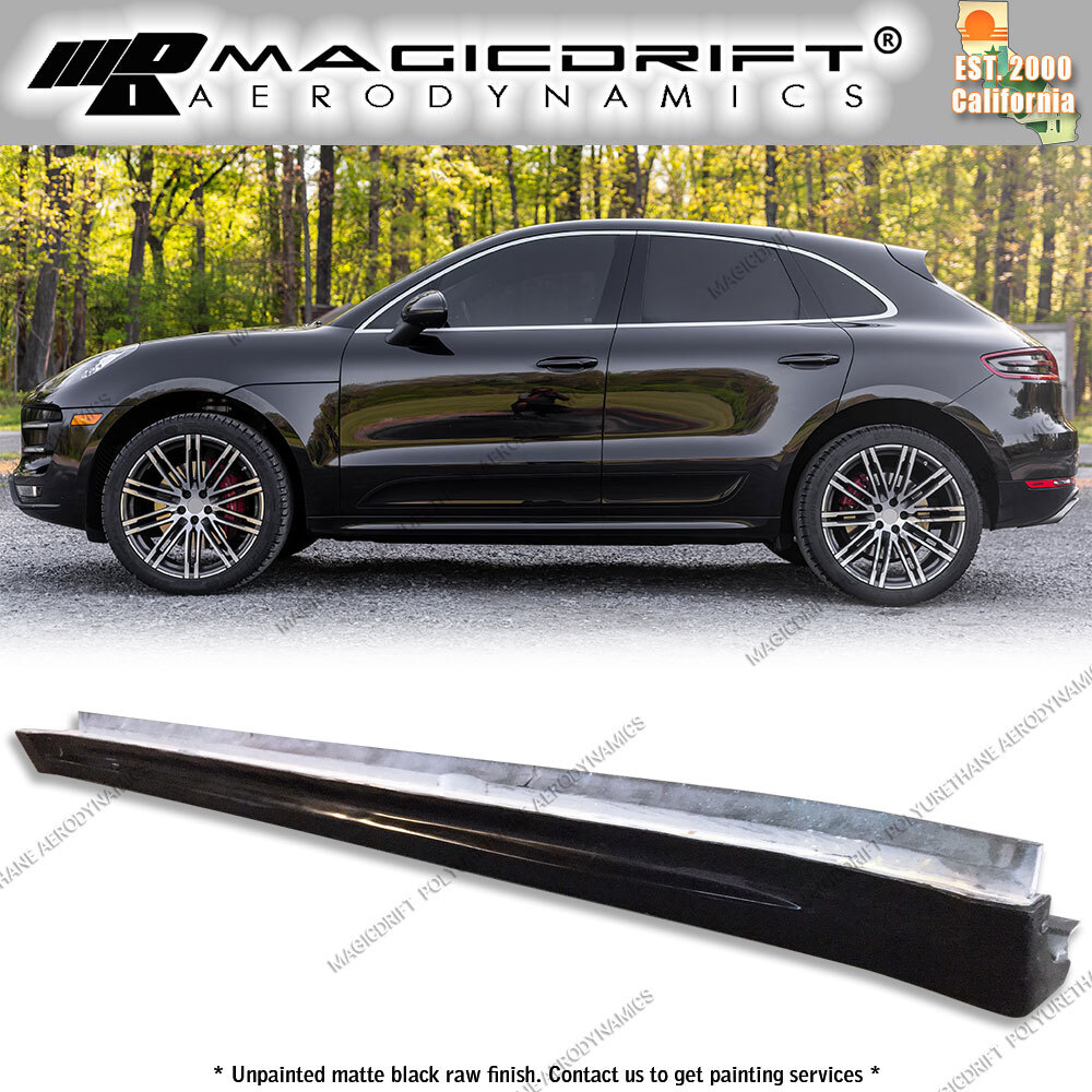 Sports Style Side Skirt Rocker Panel Extension Urethane For 15-22 ...