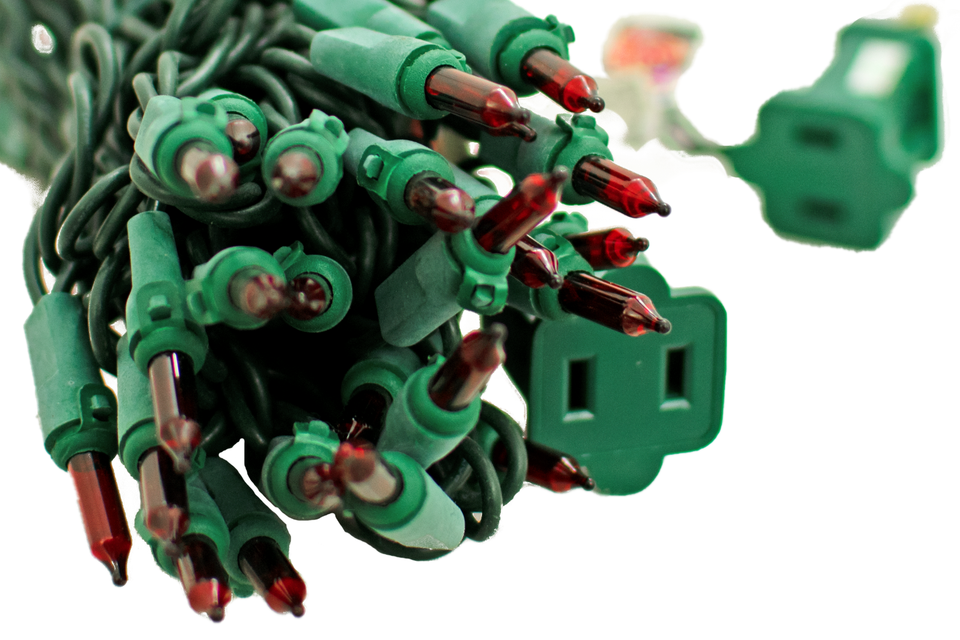 Mini Christmas Lights Set Steady Mini Light String Lighting Holiday 50 ...