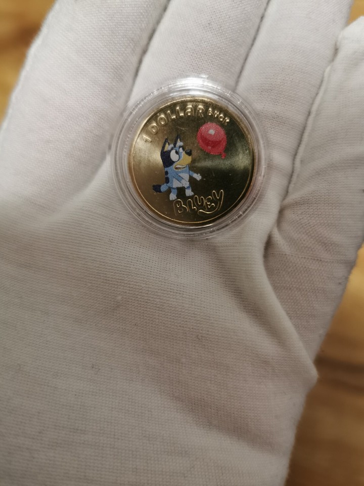 Australia 2024 Bluey $1 DollarBucks Coloured Coin from 10 coin set In ...