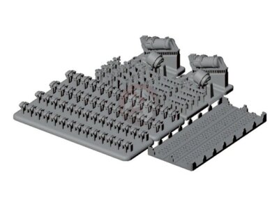 MJ Miniatures 1/35 German AFV / Vehicle OVM Clamp Tools Set WWII Late ...