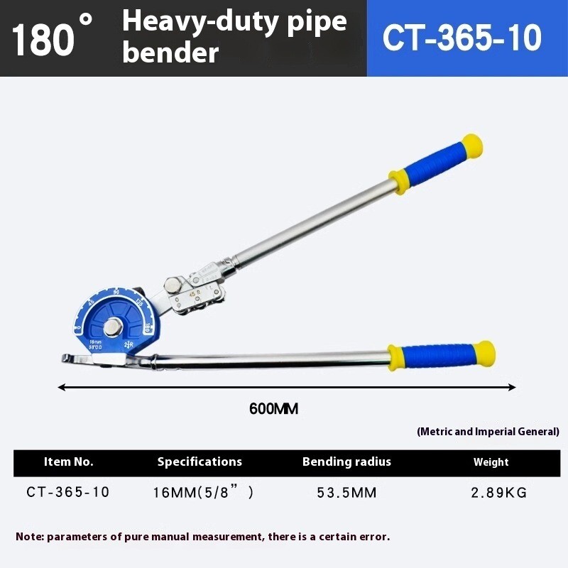 CT-364N Manual Pipe Bender Tube Bending Tool Air-conditioner Copper ...