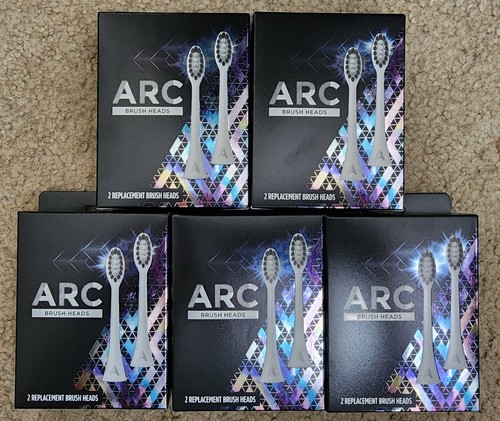 (5) Packs of 2 ARC Replacement Tooth Brush Heads For Electric ...