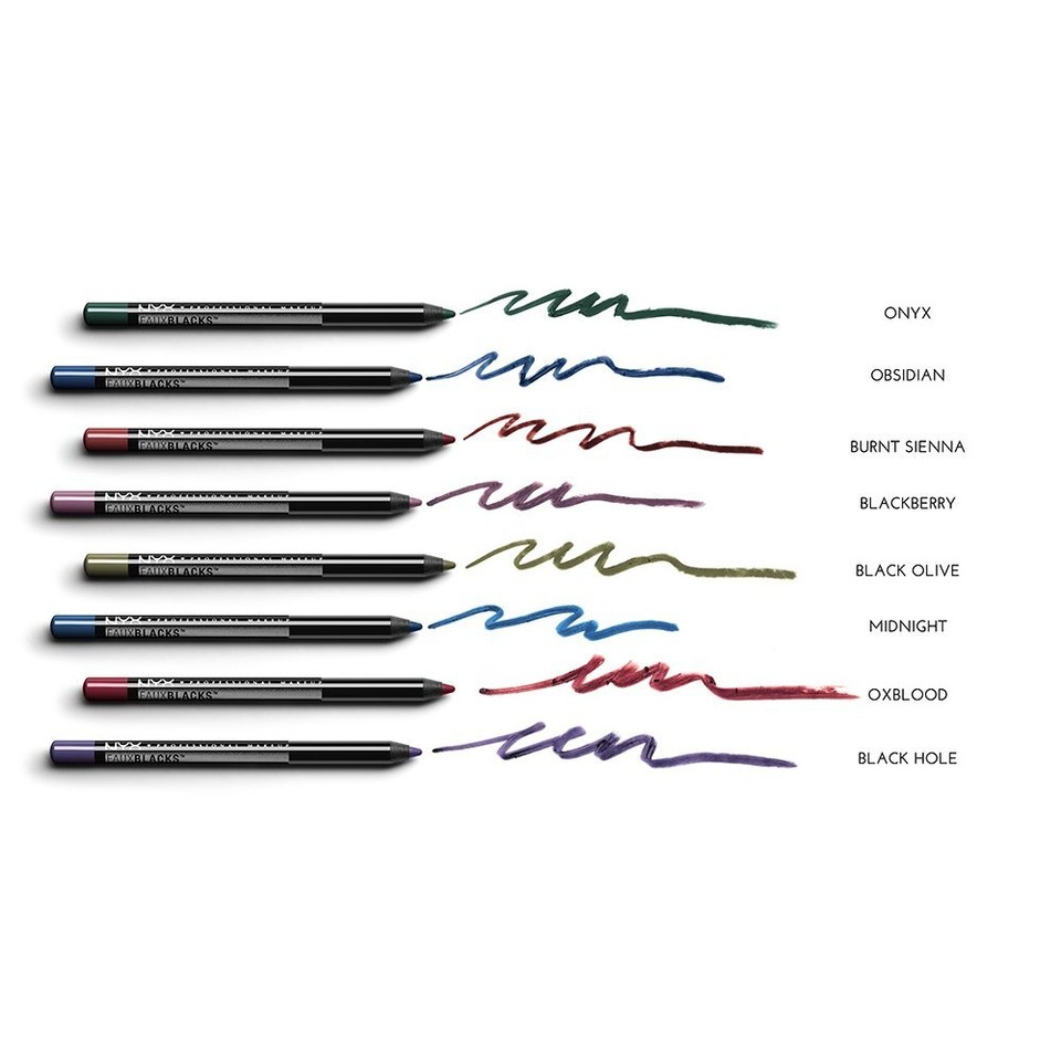 NYX Faux Blacks Inner Eye Liner CHOOSE YOUR COLOUR Eyeliner Pencil ...