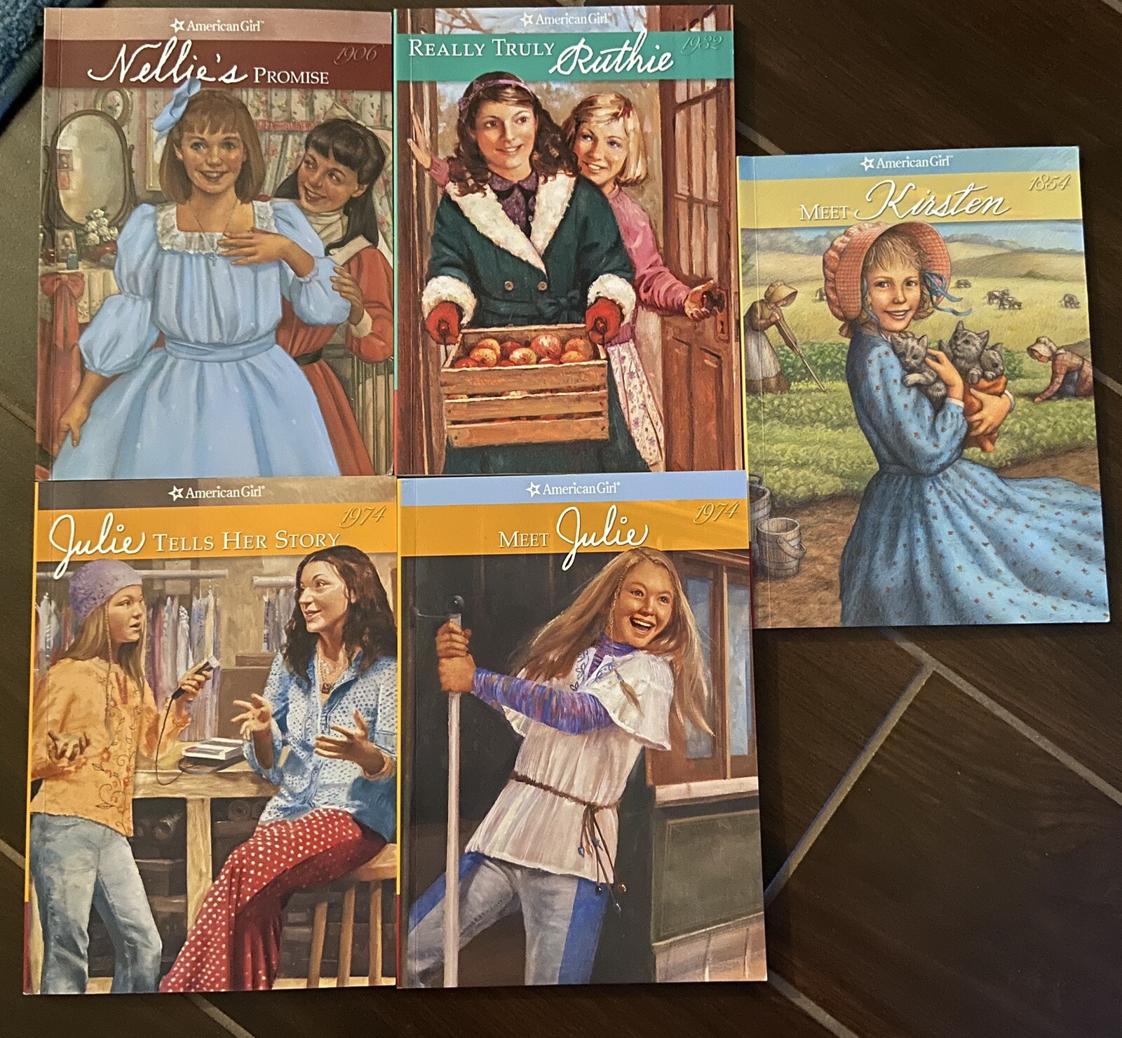 Lof 5 American Girl: Julie books by Megan McDonald | eBay