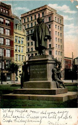 Henry Ward Beecher, Statue, Crapo, United Art Publishing Co, Maryland ...