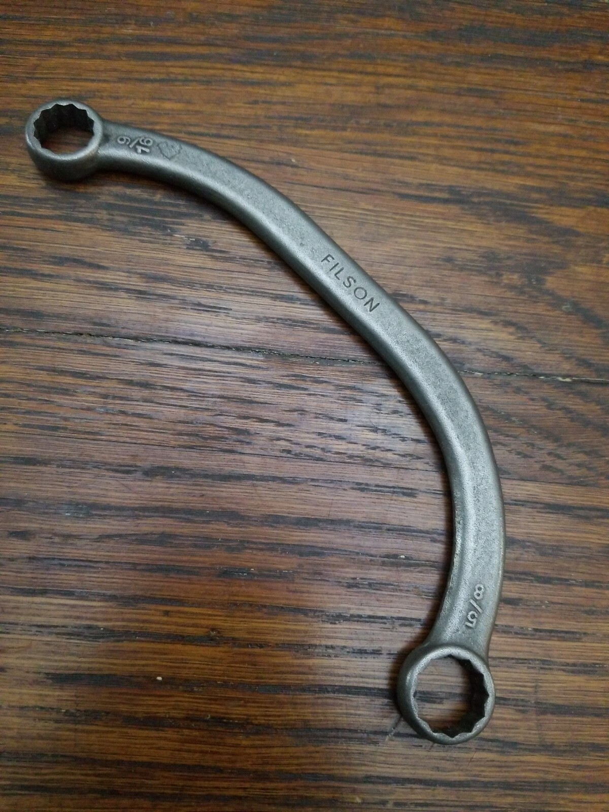 Rare Vintage Filson USA Half Moon Obstruction Wrench 9/16" x 5/8" 12 ...