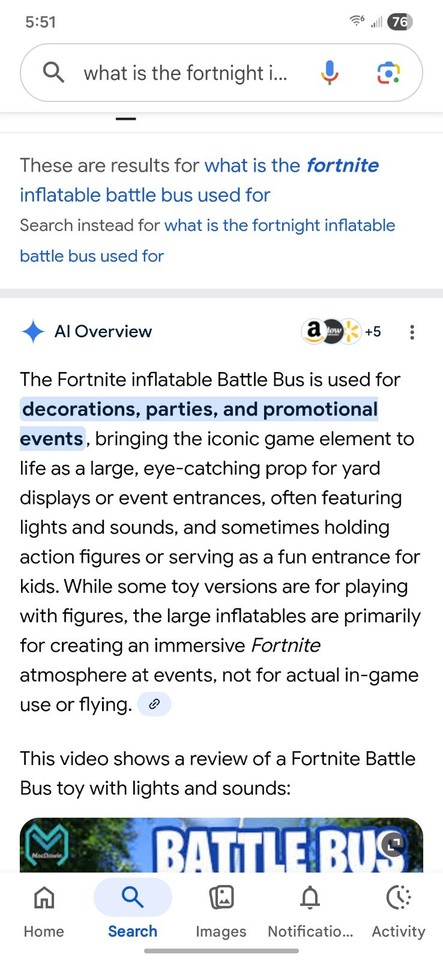 Fortnight Inflatable Battle Bus | eBay