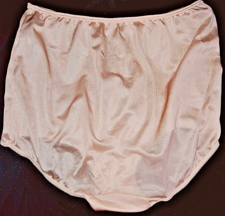 Sheer Nylon SZ 8 YELLOW Gold Mushroom Gusset Sissy Panty Shiny Full ...