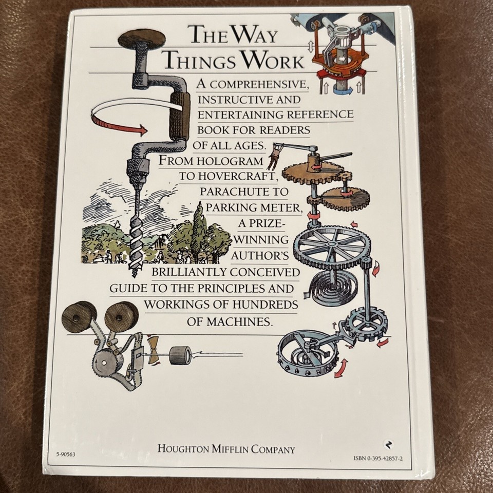 The Way Things Work Book Hardcover by David Macaulay 1988 Facsimile ...