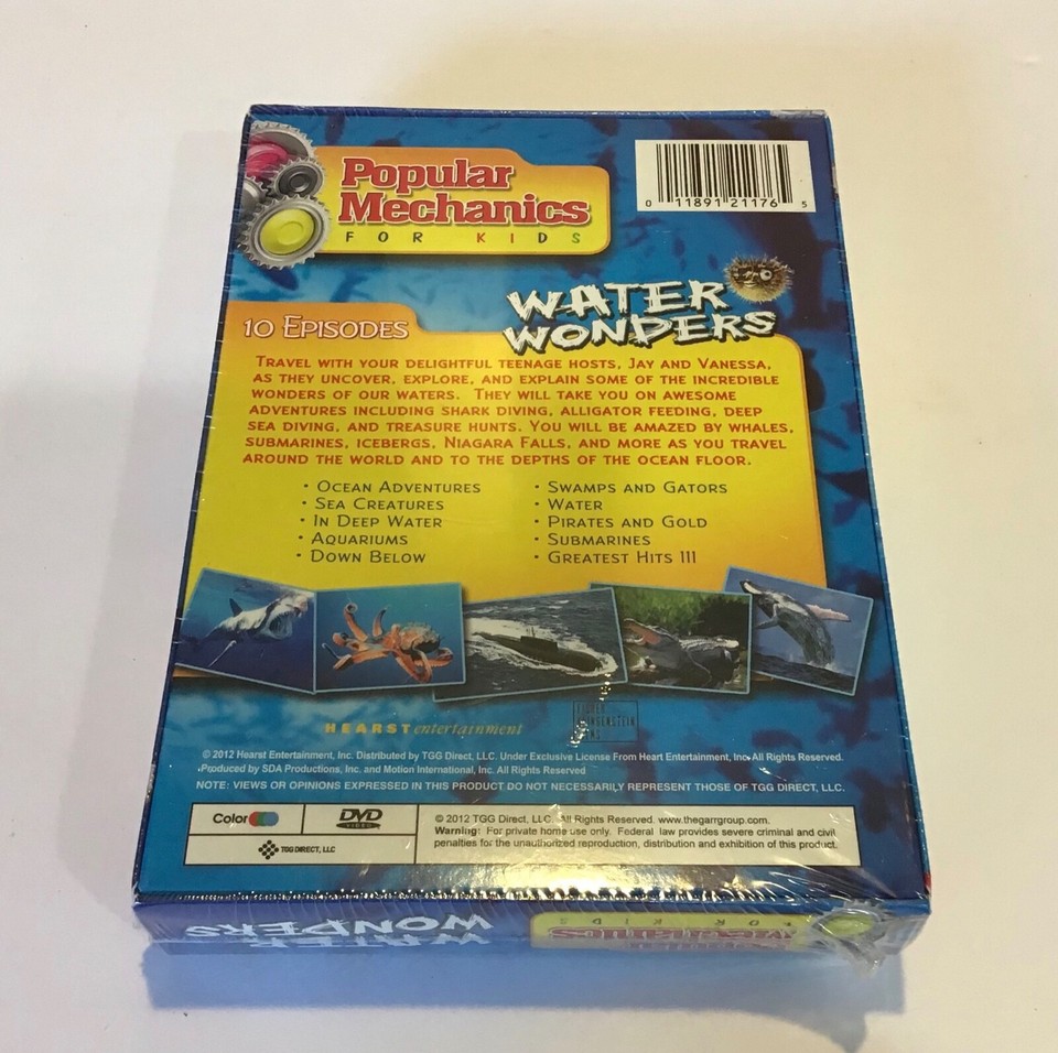 Popular Mechanics DVD For Kids"Water Wonders"-10 Episodes. | eBay
