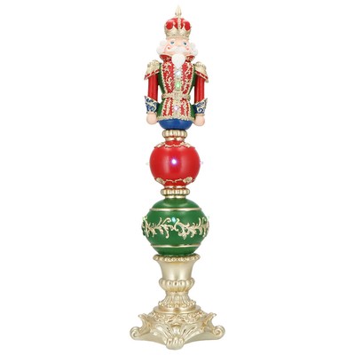 Timstor - Casse-Noisettes Nutcracker Soldat Sur Sphères 61cm Décoration ...
