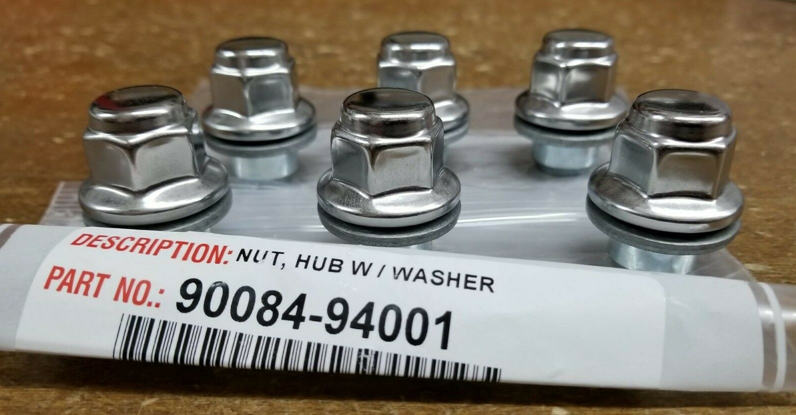 Genuine Toyota, Lexus OEM Chrome Wheel Nut (LUG) 90942-01033 - Set of 6 ...