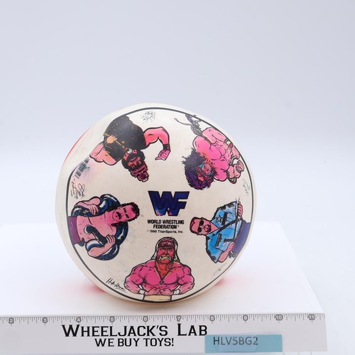 Inflatable Bouncy Ball Hulk Hogan Jake WWF Wrestling 1990 Titan Sports ...