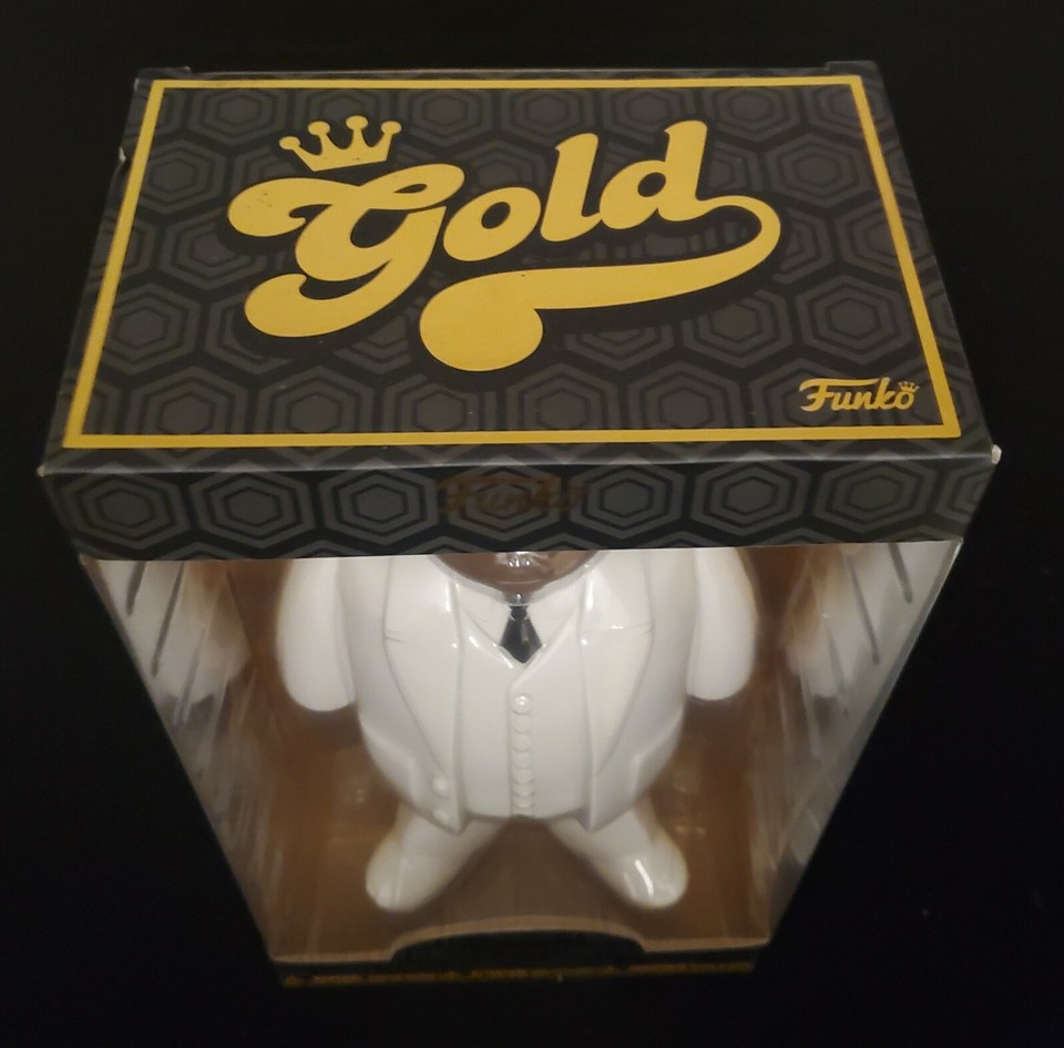 NIB FUNKO GOLD 12" Notorious B.I.G. - Biggie Smalls White Suit Vinyl ...