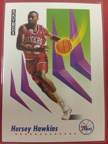 1990-91 SkyBox Hersey Hawkins + Steve Colter + Brian Quinnett NBA | eBay