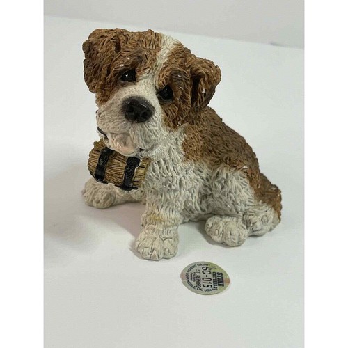 Stone Critters Animal Dog Figurine St Bernard #SC 015 Original Made In ...