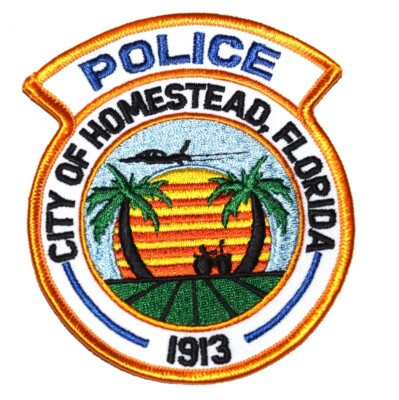 HOMESTEAD – POLICE - FLORIDA FL Sheriff Police Patch FIGHTER JET ...